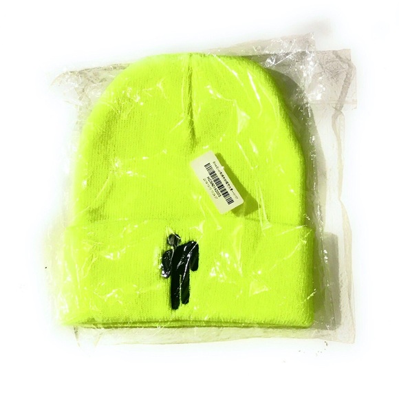 Accessories | Billie Eilish Blohsh Neon Yellow Beanie | Poshmark